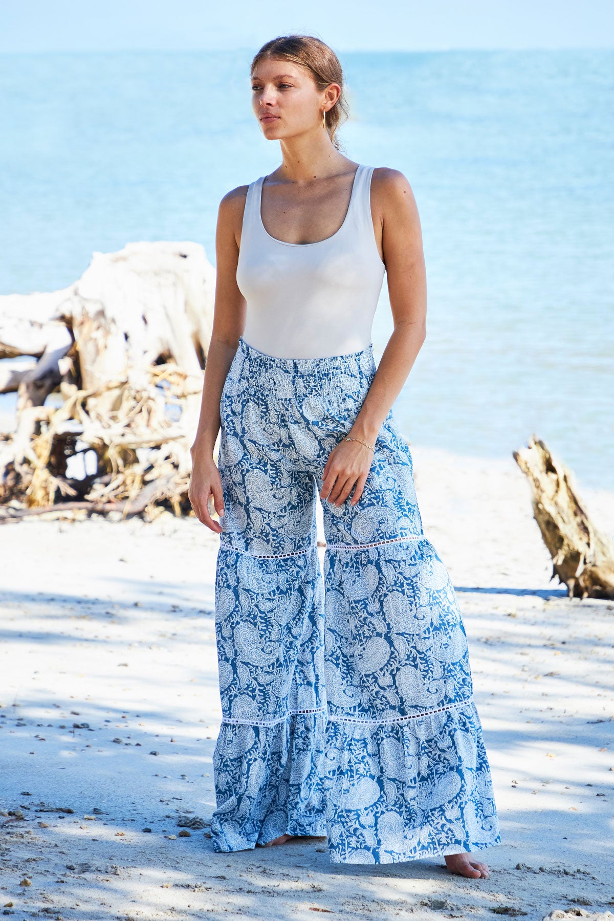 Sabrina Palazzo Pant – Debbie Katz | Boho Resort Fashion