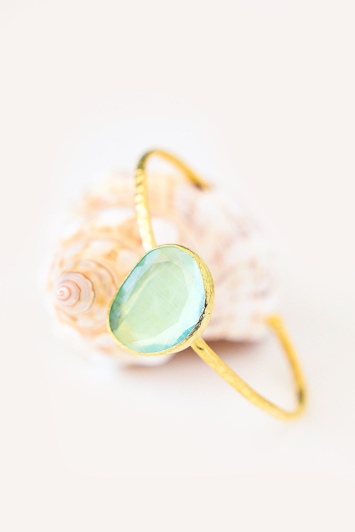 Liora Cat Eye Stone Ocean – Debbie Katz | Handmade Jewelry