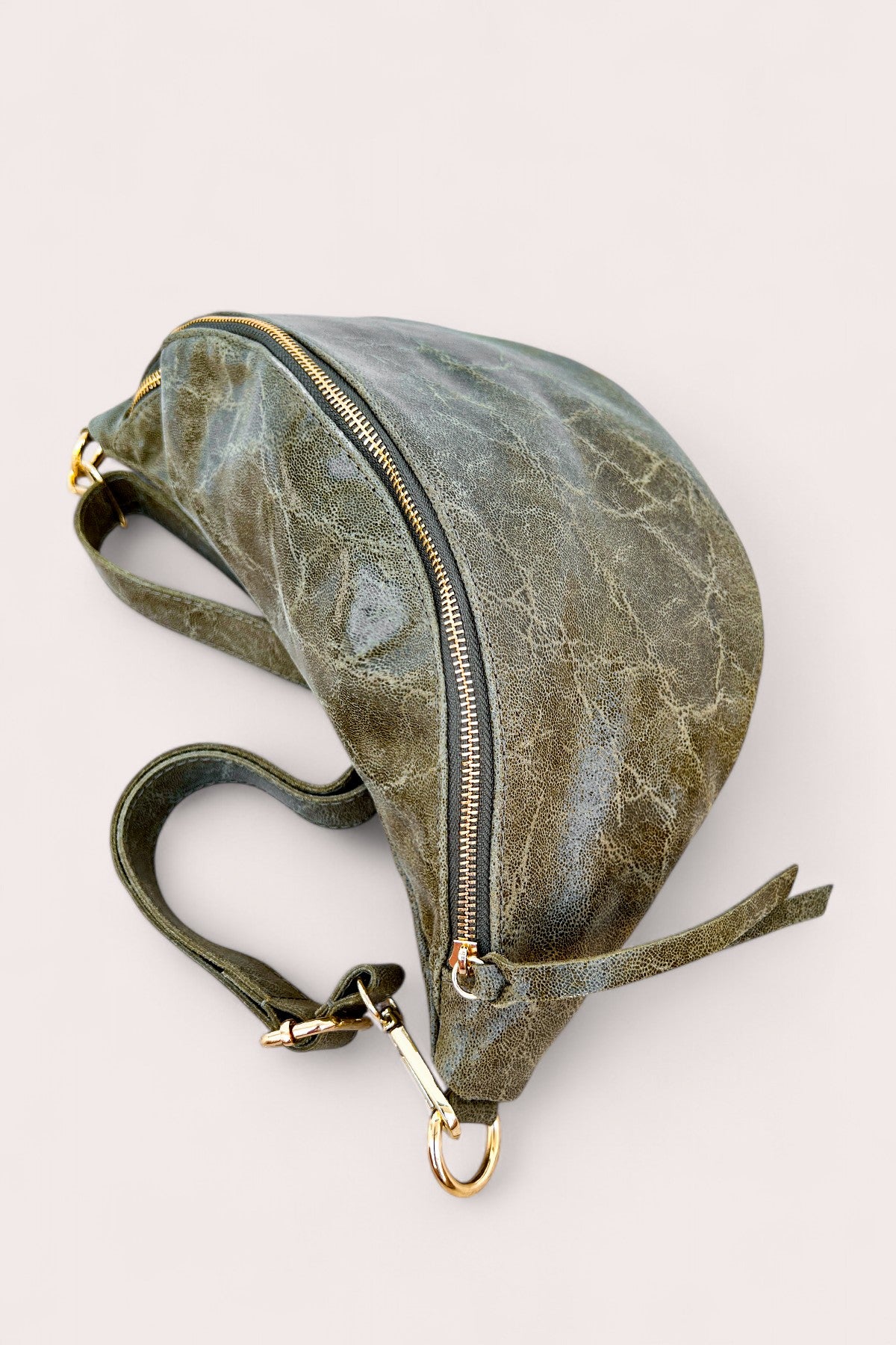 Lilla Patina Light Khaki – Debbie Katz | Italian Leather Bags